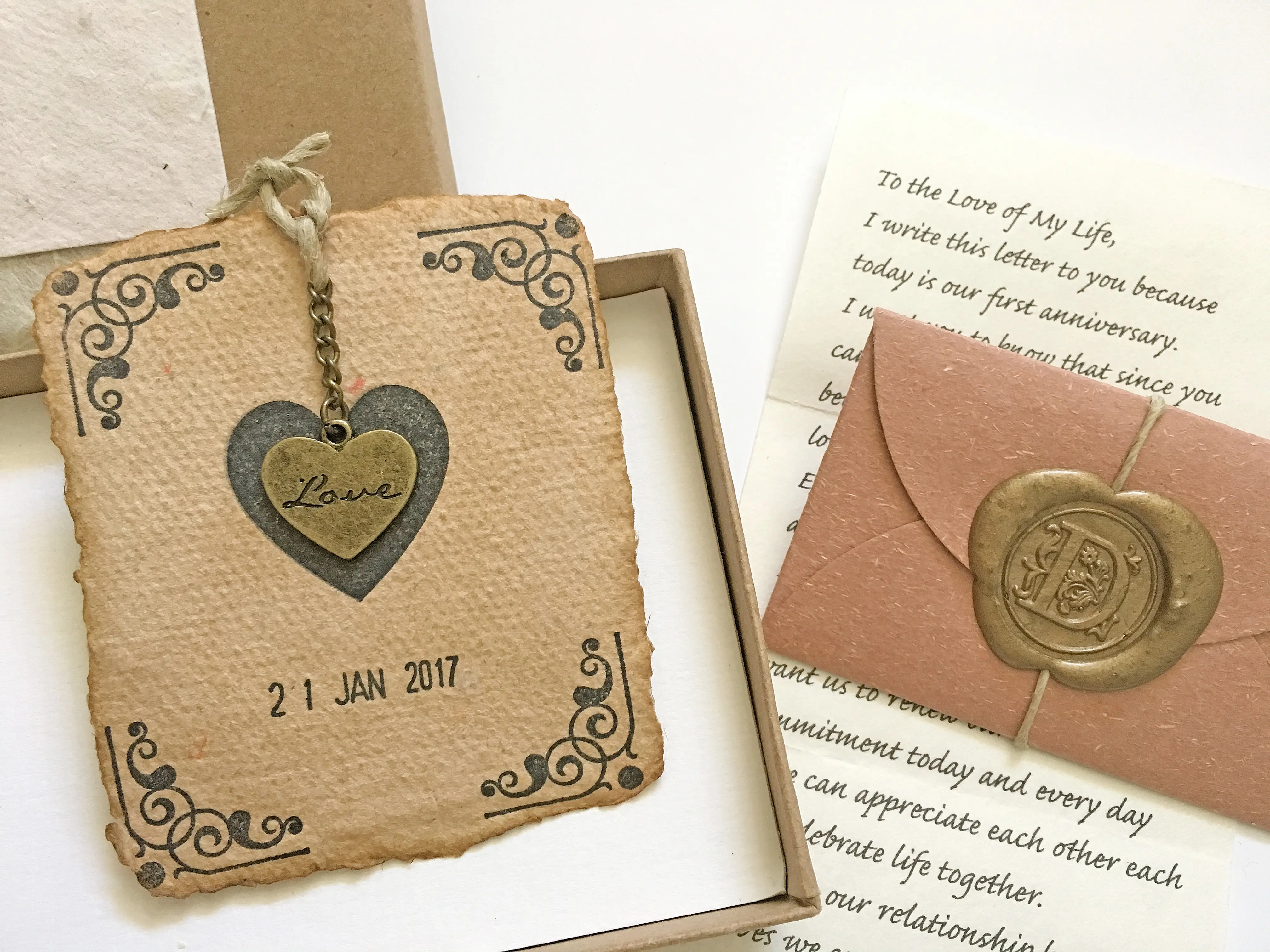 First Year Wedding Anniversary Gift For Him Newly Wed 1st Anniversary 